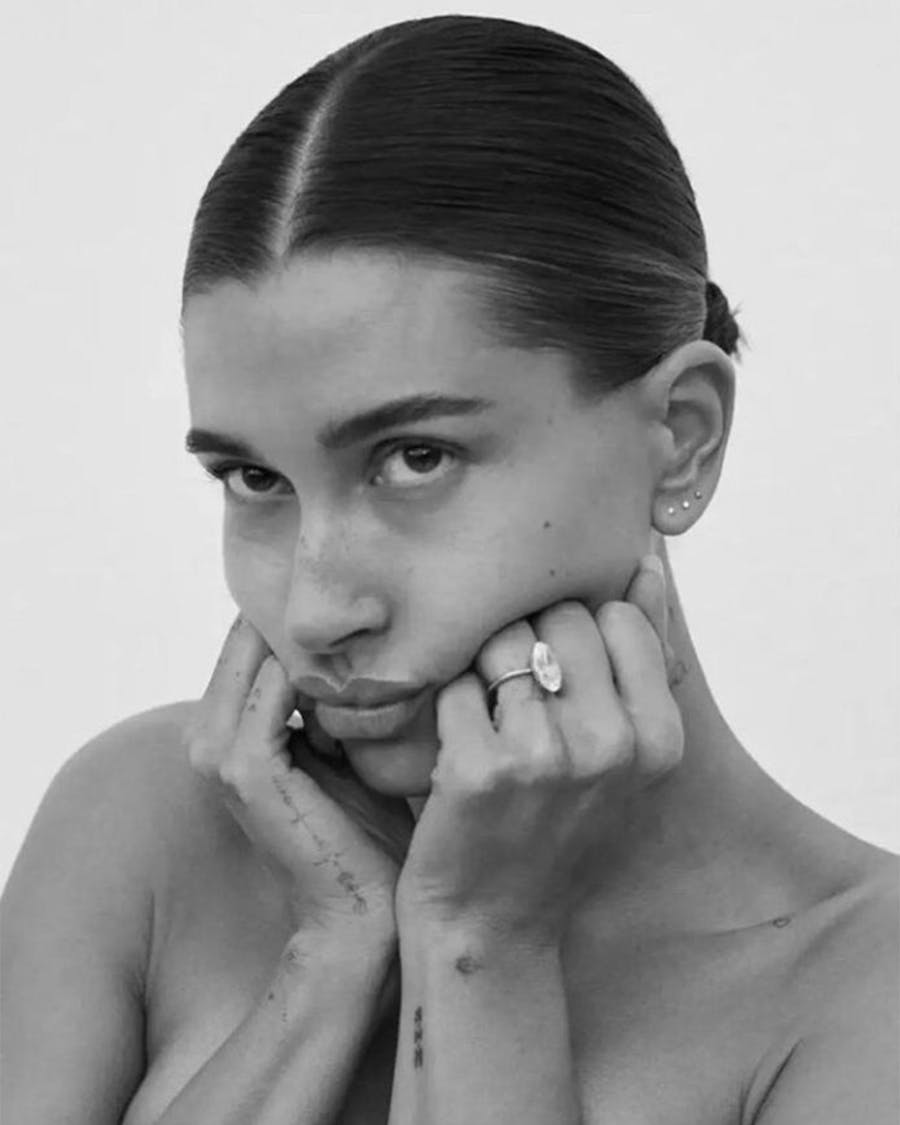 Hailey Bieber's Engagement Ring | My Diamond Ring