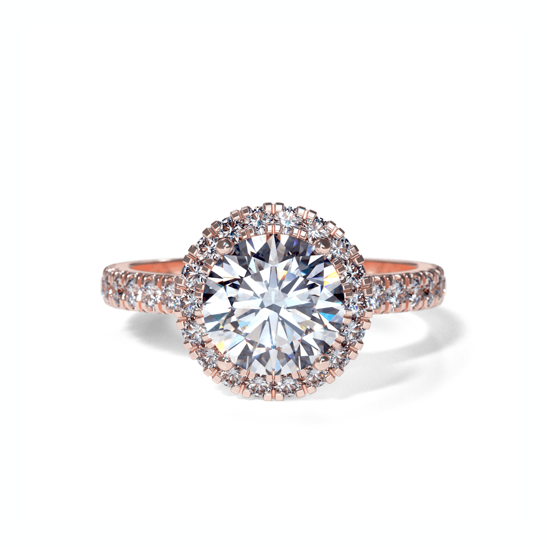 St. Tropez full-pavé | round | My Diamond Ring® | Official Site ...